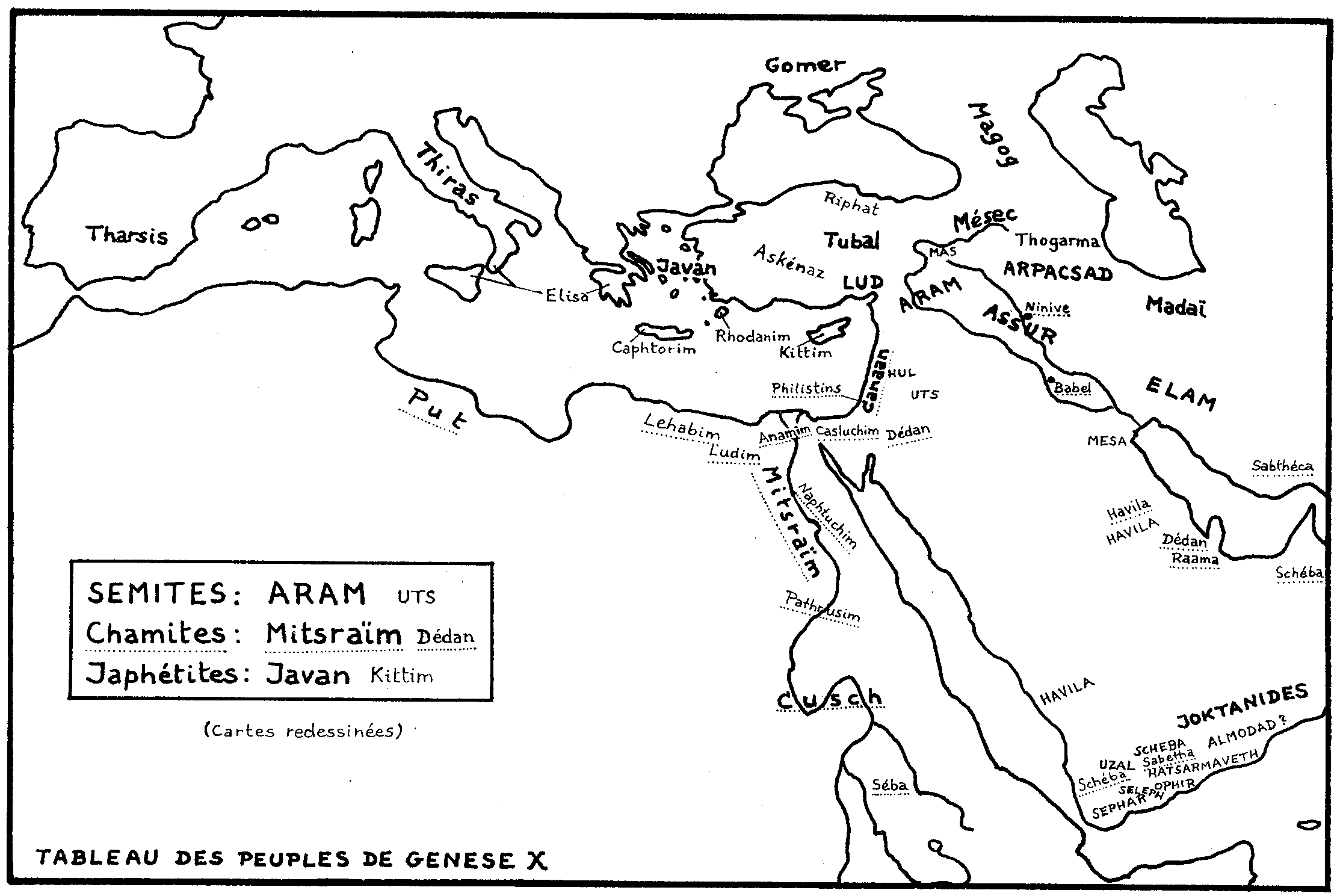 Bible Annotée, carte 2
